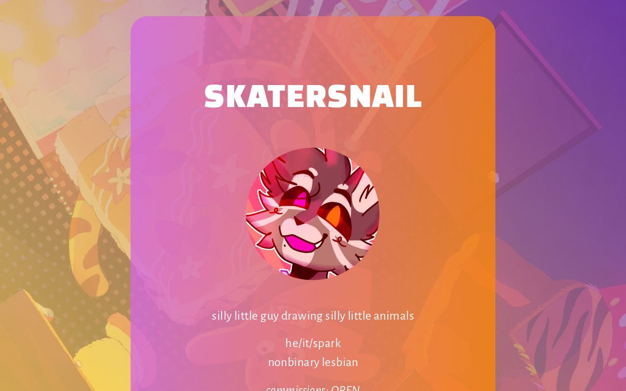Skatersnail Commissions